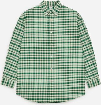 Arket Oxford-Hemd In Oversized-Passform -Gr&uuml;n