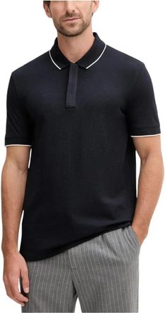 A|X Armani Exchange Homme, Tops, Bleu, Taille: S Polo &agrave; Manches Courtes en Coton