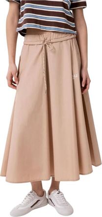 Ga&euml;lle Paris Femme, Jupes, Beige, Taille: 42 FR Falda Midi Safari