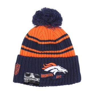 New Era Homme, Accessoires, Multicolore, Taille: ONE Size Bonnet Pom Pom Denver Broncos