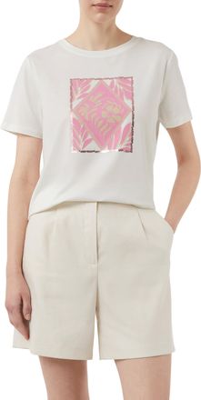 Comma Jersey-T-Shirt mit Artwork