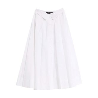Karl Lagerfeld Popeline-Rock - - Skirts - Damen - Wei&szlig; - S