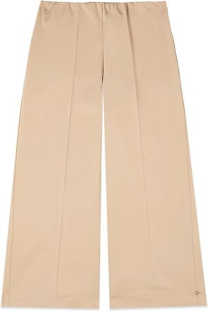 Oltre Femme, Pantalons, Beige, Taille: 40 FR Pantalon Corsaire en M&eacute;lange de Coton