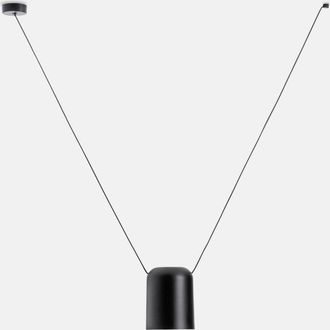 Leds - C4 Leds-c4 - Attic - Suspension d&eacute;corative au plafond noir mat 1x E27 / 75cm x 100cm