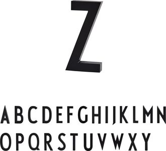 DESIGN LETTERS Hausbuchstaben/Hausnummer Edelstahl Schwarz | 5cm/10cm | T&uuml;rnummer | Stra&szlig;ennummer | T&uuml;rschild Personalisiert | Befestigungsschrauben & Klebeband sind