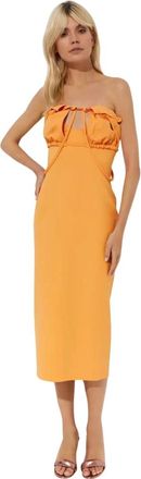 Jacquemus Femme, Robes, Orange, Taille: 34 FR Long Dress