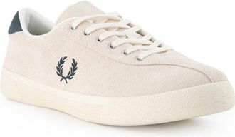 Fred Perry Herren Sneaker wei&szlig; Velours