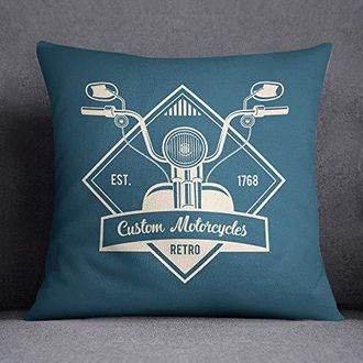 Questo Casa Dekorativer Kissenbezug, Kissenbezug, Heimdekoration, für Sofa, Café, Größe: 45 x 45 cm - entworfen und hergestellt in Türkiye