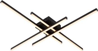 Lucide NOVAK - Deckenleuchte - LED Dim. - CCT - 1x42W 2700K/4000K - Schwarz