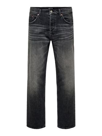 Only & Sons Male Normal geschnitten Jeans ONSEDGE Mittlere Taille Gerade geschnitten Jeans
