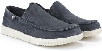 Walk In Pitas | WP150 Slip ON Washed | Herren Mokassins | Flache Slipper für Männer | Slip on Loafer | Sneakers | Schlupfschuhe | Freizeitschuhe | Walkinpitas Schuh