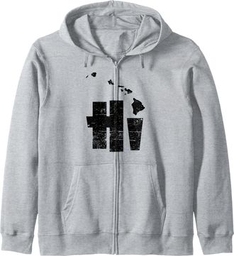 Hawaiian Dreams HI Hawaii-Karte Hawaii-Inseln Aloha Maui Kauai Oahu Kapuzenjacke