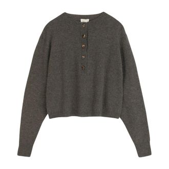 Alysi Maglia Serafino - Femme - Pulls - Brun - Taille: 40 FR