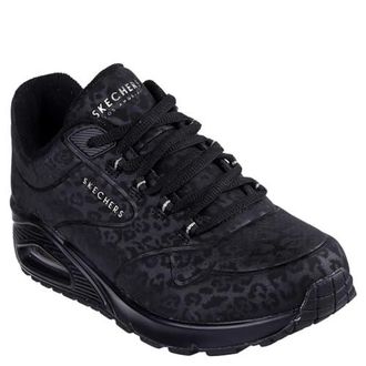 Skechers Uno Kat-Neato Baskets Noires pour Femmes en Mati&egrave;re Synth&eacute;tique - EUR 37