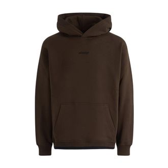 Dondup Sweatshirt mit kontrastierendem Rippstrick - - Sweatshirts & Hoodies - Herren - Braun - M