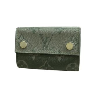 Louis Vuitton Portefeuille pr&eacute;-poss&eacute;d&eacute; en toile (Pliage triple) - Homme - Pre-owned - Noir - Taille: ONE Size