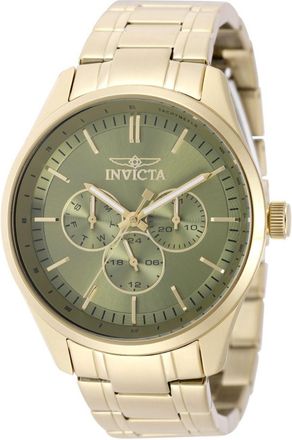 Invicta Specialty 49952 Herrenuhr - Quarzwerk - Edelstahl mit gr&uuml;nem Zifferblatt - 44 mm