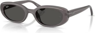 Ray-Ban unisex, Accessoires, Gris, Taille: 53 MM Lunettes de soleil ovales