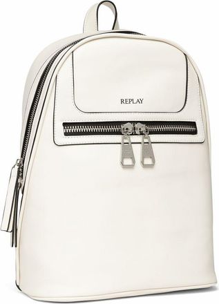 Replay Damen Rucksack Edel, Weiß (Dirty White 002), Onesize