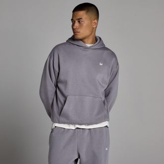 MyProtein Sweat &agrave; capuche oversize MP Rest Day homme - Gris chin&eacute; fonc&eacute; - XS