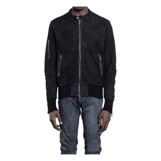 Giorgio Brato Homme, Vestes, Noir, Taille: 2XL Blouson de motard