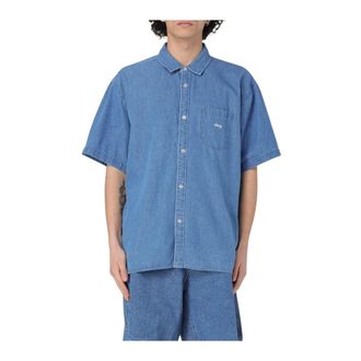 Obey Herren, Shirts, Blau, LGröße