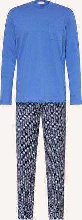Mey Mey Schlafanzug Serie Blue Chains blau