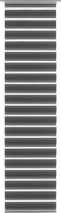 Gardinia 30321 Flächenvorhang Day und Night, 60 x 245 cm, grau
