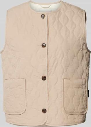 Varley Steppweste mit durchgehender Knopfleiste