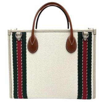 Gucci Sac cabas vintage Pre-owned - Femme - Pre-owned - Beige - Taille: ONE Size
