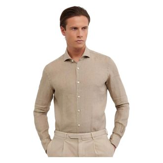 Xacus Homme, Chemises, Beige, Taille: XL Tailor Fit Wash Shirt