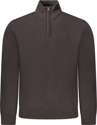 North Sails Pullover mit halbem Rei&szlig;verschluss - - Knitwear - Herren - Braun - 2XL