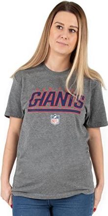 NFL T-Shirt de York York T-Shirt Femme Dames American Football Charcoal Top XL