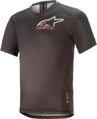 Alpinestars Alpinestar Alps 6.0 Maillot &agrave; Manches Courtes V&ecirc;tements, Noir/Corail, XL Mixte