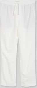 Tom Tailor Denim Regular Fit Hose aus Viskose-Leinen-Mix