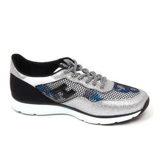 Hogan Glitzer Mesh Slip-On Schuh - - Shoes - Damen - Grau - 39 1/2 EU