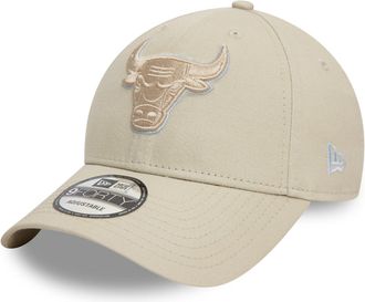 New Era Baseball Cap Team Outline 9Forty Chicago Bulls Stone Pastel Blue