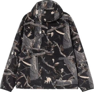 Carhartt Work in Progress Camouflage Fleece Jacket - Black