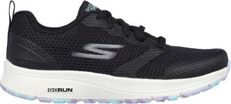 Skechers Go Run Marmoriert Sneaker f&uuml;r Damen (Schwarz/Lavendel)