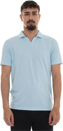 Peuterey Homme, Tops, Bleu, Taille: 3XL Nouveau polo sans bouton Helgo