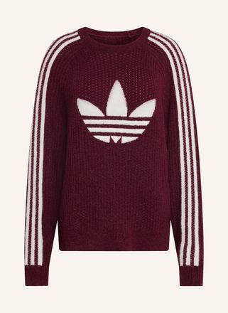 adidas Originals Adidas Originals Pullover Mit Glitzergarn rot