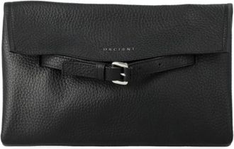 Orciani Femme, Sacs, Noir, Taille: ONE Size Venus Soft Clutch
