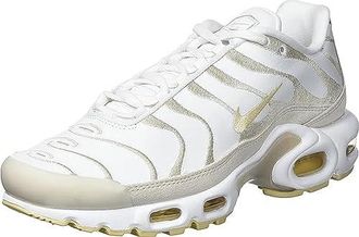 Nike Nike Femme Air Max Plus PRM Sneaker, Blanc/Rose, 41 EU