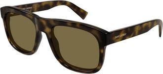 Saint Laurent Square Sonnenbrillen - - Accessories - unisex - Braun - 57 MM
