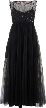 Red Valentino Femme, Robes, Noir, Taille: 36 FR Long Dress