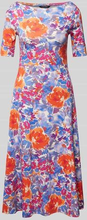 Lauren Ralph Lauren Midikleid mit U-Boot-Ausschnitt Modell MUNZIE