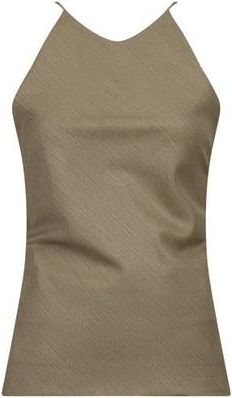 Calvin Klein Top dos nu Erin en laine m&eacute;lang&eacute;e