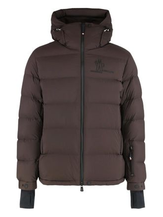 Moncler veste de ski Isorno &agrave; capuche - Marron