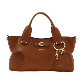 Guess Femme, Sacs, Brun, Taille: ONE Size Suzy Mini 3 Comp Satchel