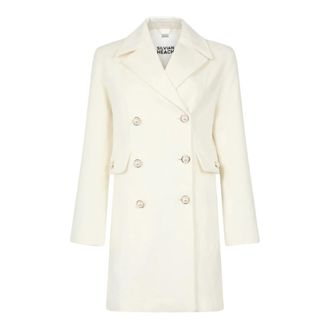 Silvian Heach Bozhinov Mantel - - Coats - Damen - Wei&szlig; - XS